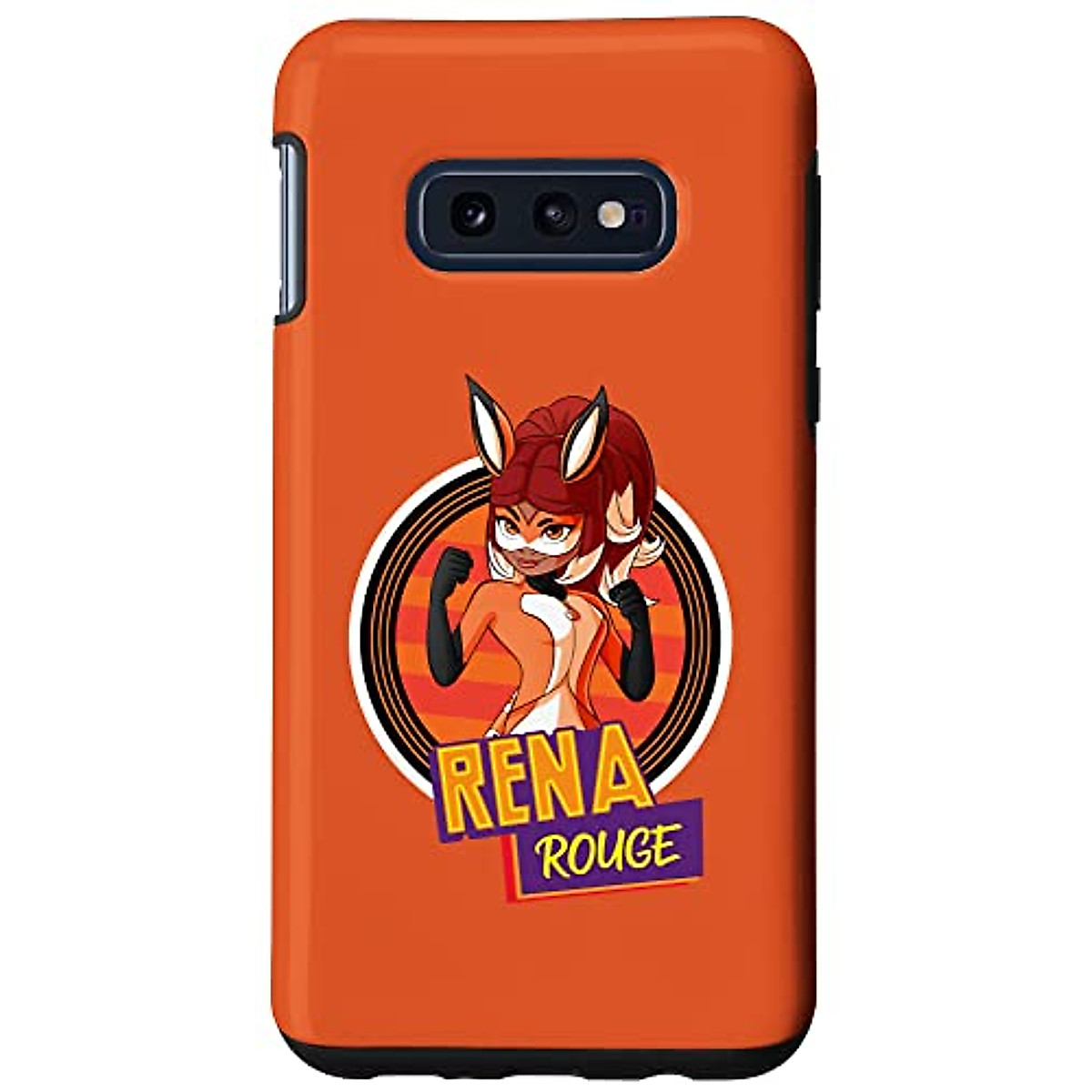 Galaxy S10e Miraculous Ladybug Orange Collection Rena Rouge badge Case
