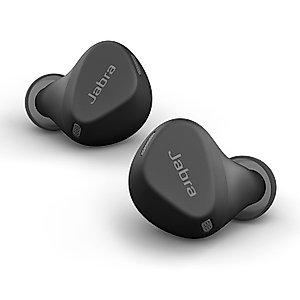 Jabra Elite 4 Active True Wireless Noise Cancelling In-Ear Headphones - Black (Renewed)