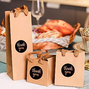 N/W Thank You Stickers Roll, Business Stickers, Envelopes Stickers, Packaging Bags Stickers, Boxes Stickers, Gifts for Sealing and Decoration Stickers, 500 Labels Per Roll