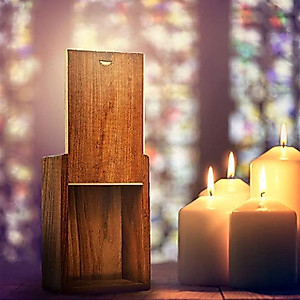 EARTHLY HOME Keepsake Urn for Ashes, Wooden Urn for Human Pet Ash, Funeral Cremation Urn for Ashes Cat Dog Urn, Urns Box for Kids Men Adult, Dog Ashes Urn - Large (9.5 X 6.5 X 4.5 inches)