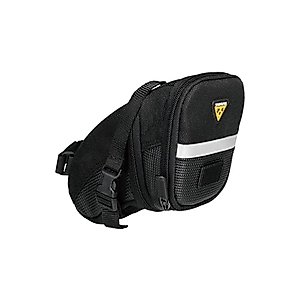 Topeak TC2261B Aero Wedge Pack with Strap Mount for Bicycle, Medium