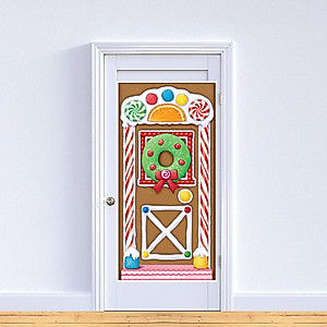 Beistle Gingerbread House Door Cover
