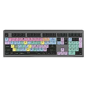 Logickeyboard Backlit 'Astra2' Designed for Editing in Apple Final Cut Pro • p/n LKB-FCPX10-A2M-US