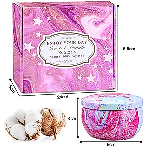 9 Pack Scented Candles Gifts for Women, 2.5oz Aromatherapy Candles for Home Scented, 180 Hour Long Lasting Soy Wax Candle Sets for Women Gift,Small Candles for Gifts Bath Yoga Spa Birthday Gifts