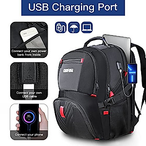 Laptop Backpack for Men, Extra Large Backpack, Travel Backpack Airline Approved Carry On Backpack 50L, Water Resistant Business College School Bookbag Work Bag Fits 17 Inch Laptops Gifts for Men Women