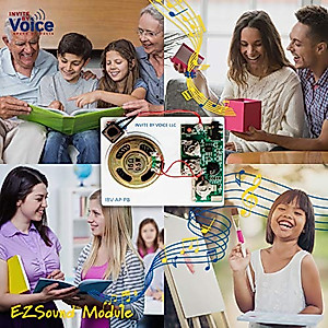 EZSound Module - Push Button Activated - Easy to Record - 120 Seconds Recording - High Sound Quality