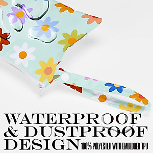 zcyxuuw Wet bag, Wet dry bag, swimsuit, travel, beach, pool, diapers, dirty yoga gym clothes, toiletries, waterproof Heart Decor Bohemian heart romantic birthday gift, 2 piece set.