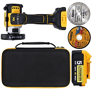 khanka Hard Carrying Case Replacement for DEWALT 20V MAX 3 in 1 Brushless Cut Off Tool (DCS438B), Case Only