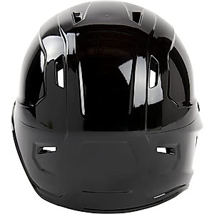 Rawlings | MACH Single Ear Batting Helmet | Right Hand Batter | Large | Black