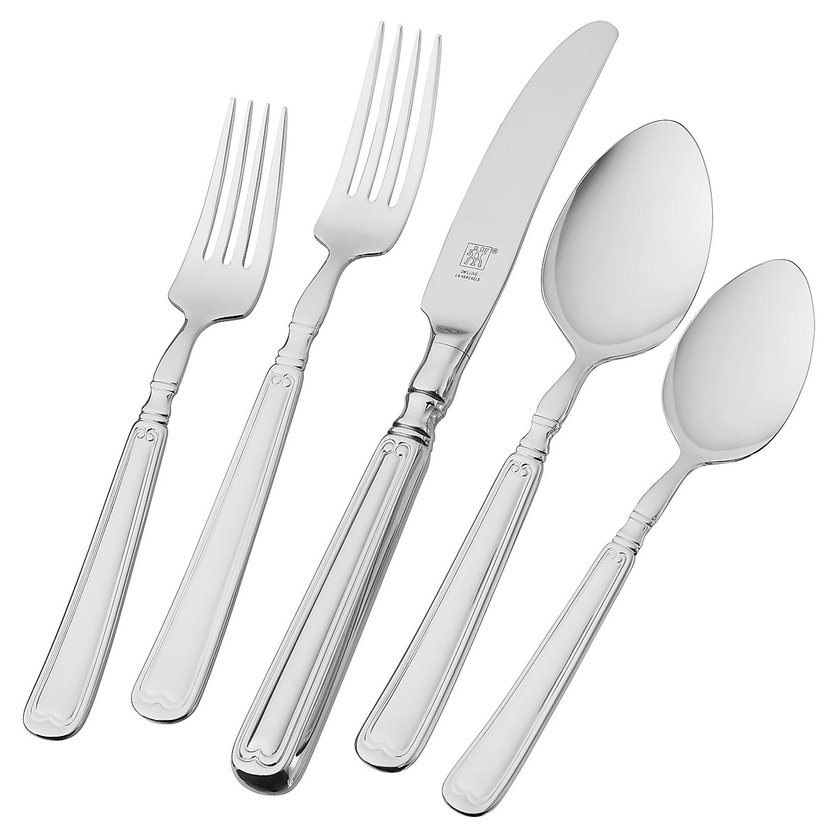 J.A Henckels 22772345 Vintage 1876 45 PC Flatware Set w/Serving Spoon, Meat Fork & Butter Knife