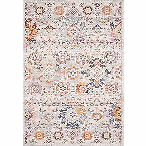 Loloi CLARA Area Rug, 6'-7" x 9'-2", Multi