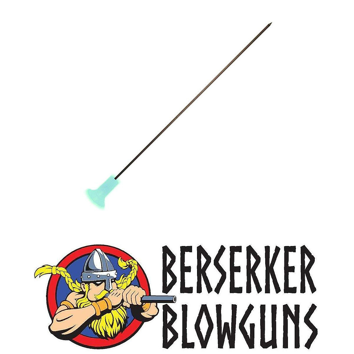 Berserker Blowguns 100 - .40 Cal Glow in The Dark 5" Pro Length Target Blowgun Darts from