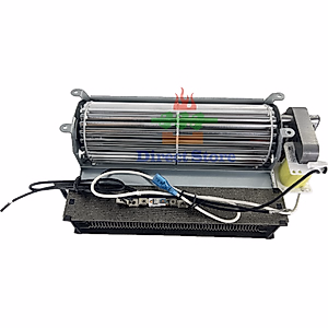 Direct Store DN103 Replacement Fireplace Fan Blower and Heating Element for Twinstar Electric Fireplace, Wood Burning Stove, Blower with Heather Element for Twin Star 28E05, 28E05R, TS-001, 23EF010GAA