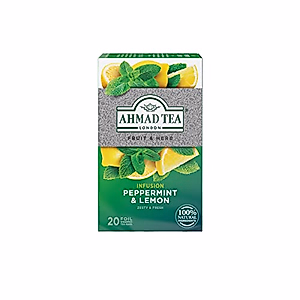 Ahmad Tea - Peppermint & Lemon Tea 20 Bags - 30g