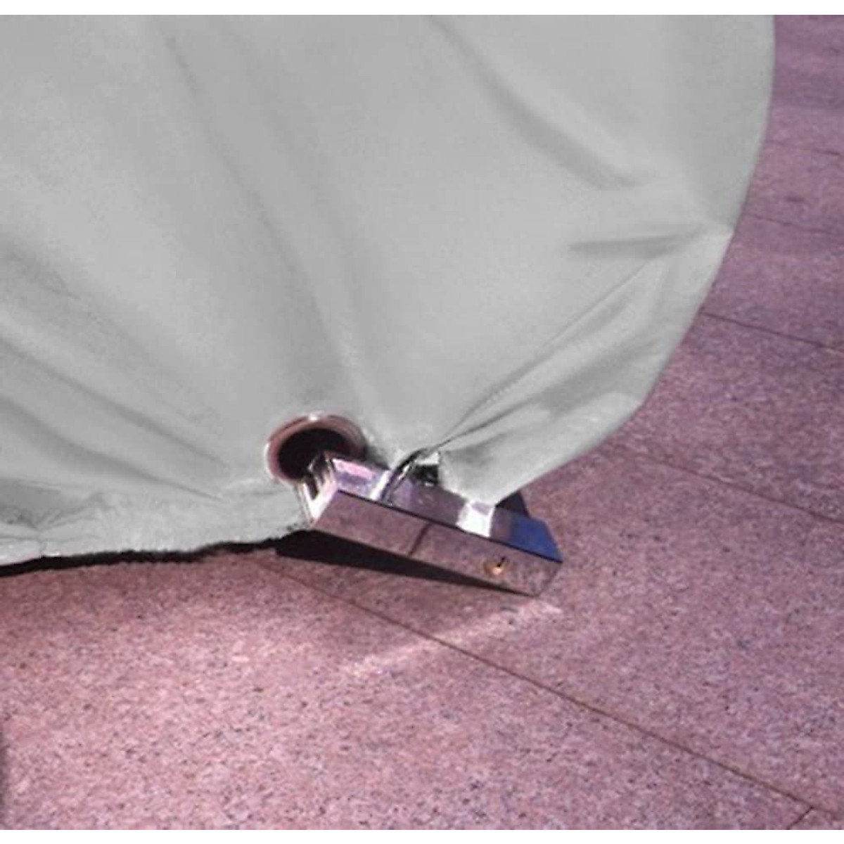 XYZCTEM All Season Black Waterproof Sun Motorcycle Cover,Fits up to 108" Motors (XX Large & Lockholes)