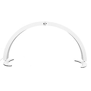Half Moon Nail Desk Lamp, 40W 28in 2000LM Dimmable LED Half Moon Table Lamp Manicure Lamp with Remote for Beauty, Skincare, Lashes, Eyebrows, 3200K‑5600K, 7 Color, 10 Brightness (US Plug)