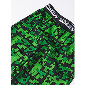 Minecraft Pajama Pants, Soft & Cute for Kids, Cube Creeper, S4/5