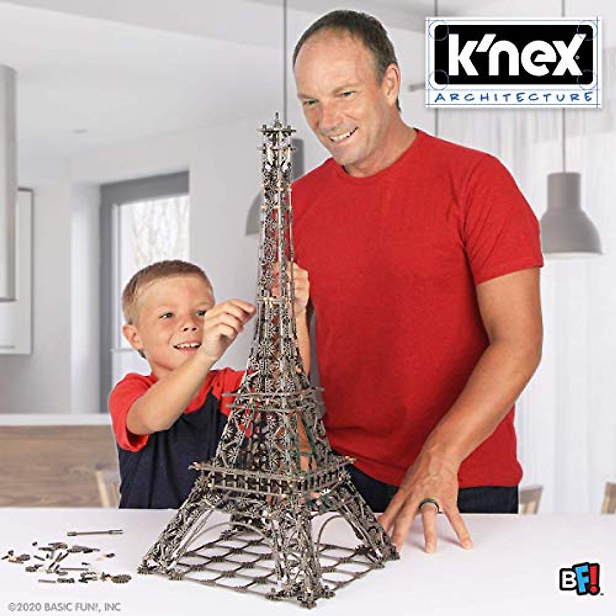 K'NEX Architecture: Eiffel Tower - Build IT Big - Collectible Building Set for Adults & Kids 9+ - New - 1,462 Pieces - 2 1/2 Feet Tall - (Amazon Exclusive)