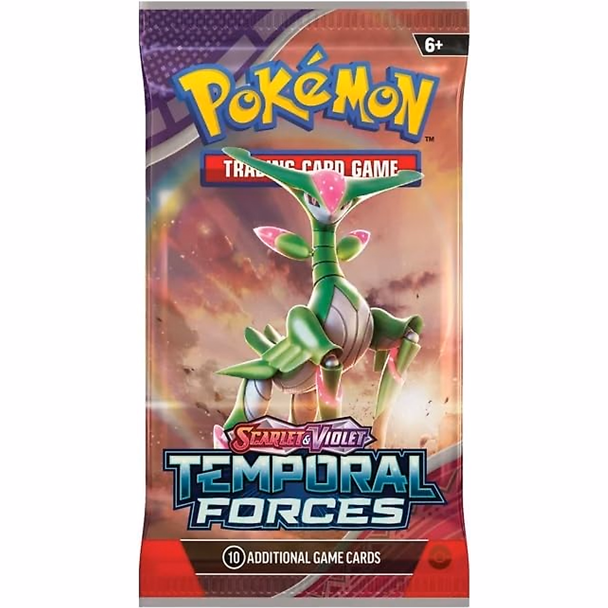 Sportsntoys Scarlet and Violet Temporal Forces New Single Booster Bundle Pack -Factory Sealed- Comes with Extra Foil Collector Card