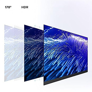 Portable Monitor for Laptop 15.6-inch 4K HDR Monitor Office Gaming Host Expansion Screen IPS External Screen 3840 * 2160 Resolution Multi-Function Secondary Screen External Screen (Size : Non-Touch)
