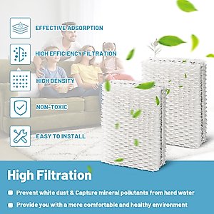 Alocs WF813 Humidifier Filter Replacement for Relion - RCM832 RCM832N ProCare PCWF813 PCWF-813 PCCM-832N PCCM-840 Equate EQWF813 EQ 2119-UL Cool Mist Humidifier Filters（6 Pack）
