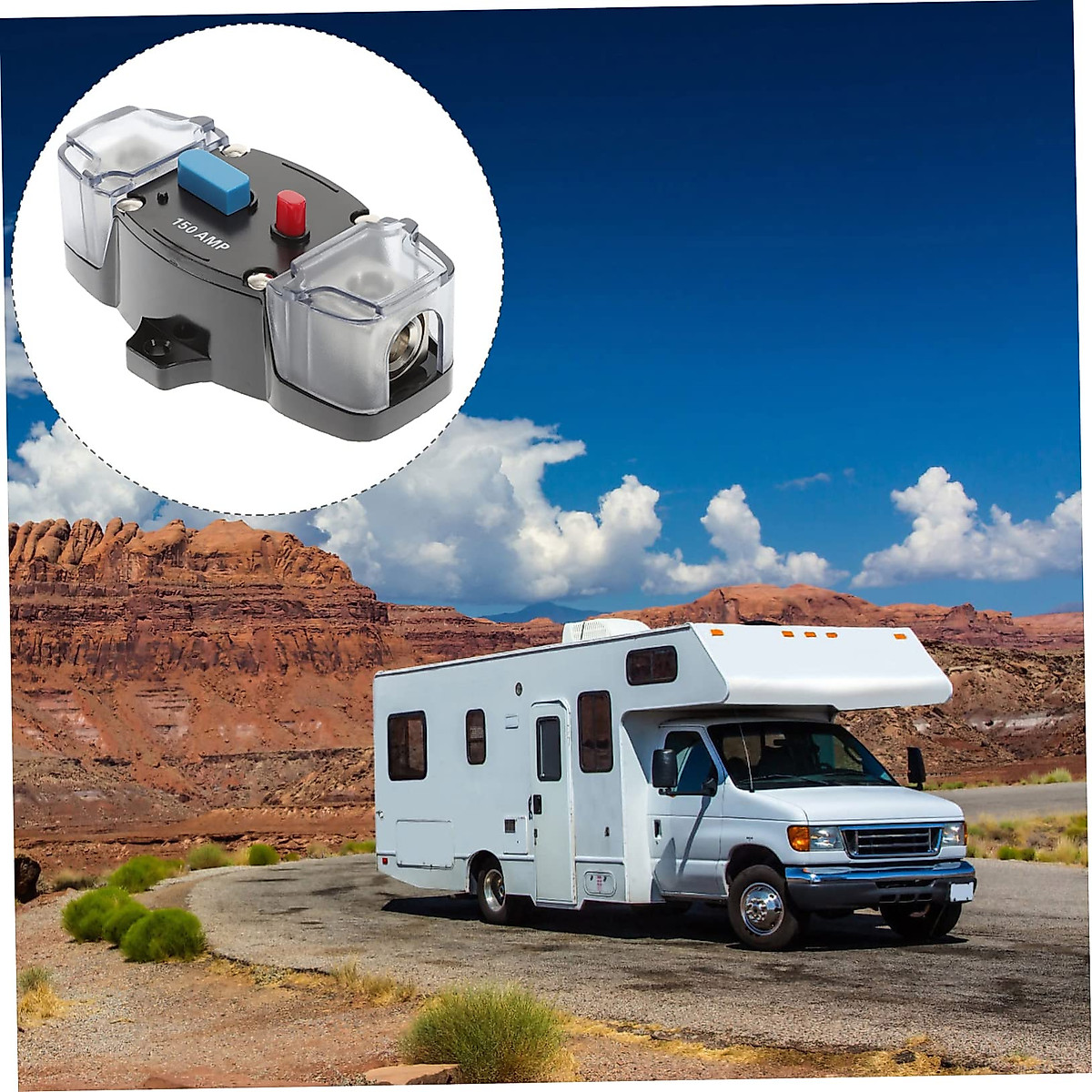 ERINGOGO 4pcs 150A Circuit Breaker Marine amp Circuit Breaker Magnetic Circuit Breakers Inline Circuit Breaker car Circuit rv Circuit Breaker amp Breaker Mini Cars Panel Miniature Bakelite