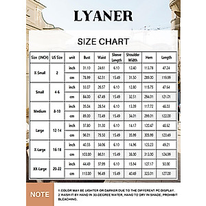 LYANER Women's Deep V Neck Ruffle Short Sleeve Wrap Swing A Line Flared Cocktail Party Midi Dress Black Solid Large