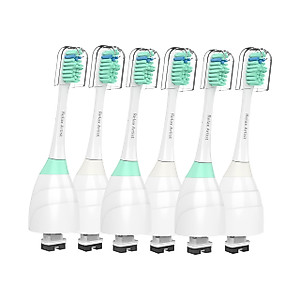 Relax Artist Replacment Brush Heads Compatible with Philips Sonicare E-Series Electric Toothbrush, Toothbrush Replacment Heads Refills, 6 Pack