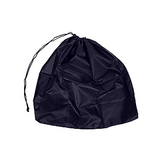 MIAMICA Foldable Travel Laundry Bag, Navy Multi Colored, Wash, Dry, Fold, Repeat, 21” x 22” – Lightweight, Durable Design with Drawstring Closure