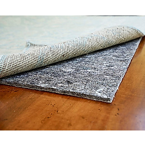 RUGPADUSA - Dual Surface - 9'x12' - 1/4" Thick - Felt + Rubber - Non-Slip Backing Rug Pad - Safe for All Floors