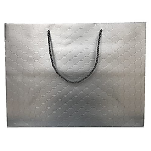 MODEENI 10 Large Gift Bags 16x12 inches Extra Large Black Gift Bags Luxury XL 16x6x12 Black Wedding Bag Matte Extra Large Gift Bag with handles 16x12 Big Size XL Black Paper Shopping Bags Modern Fancy Elegant For Presents Gifts Business