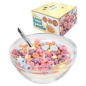 Taruzil Cereal Candle Bowl, Vanilla Candles Gifts for Women, Scented Candles Unique Gifts for Women Girl Friend Soy Wax Candles for Home Scented for Christmas, Birthday, Halloween,Valentine's Day