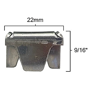 22 Inch Sofa Seat Replacement Coils with 25' Spring Wire, 40 Stay Clips & 8 Upholstery Clips Repair Kit