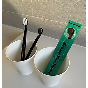 ScrapeYourTongue - #1 Daily Tongue Scraper for Oral Health. 100% Recyclable, Reusable, and Gag Proof Tongue Cleaner (1 Count (Pack of 1))