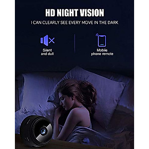 Mini Hidden Spy Camera Wireless Security WiFi Small IP Cameras Smart Home Night Virsion Magnetic Camcorder Surveillance,Built-in Battery, APP Real-time View,Indoor Outdoor Cameras, 150°Wide Angle