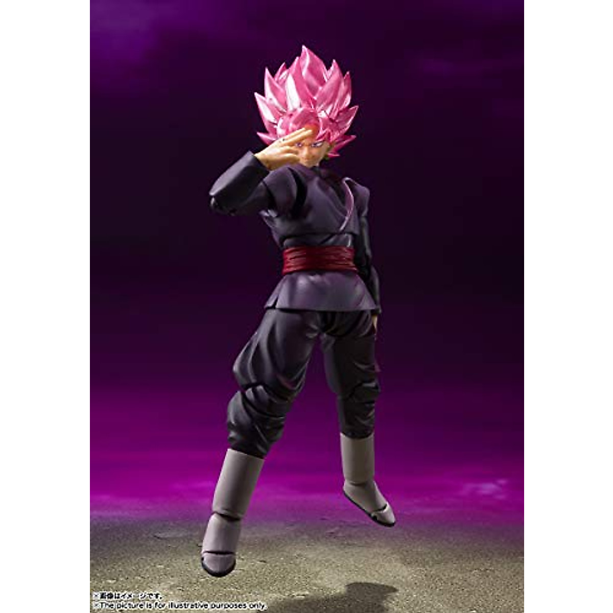 TAMASHII NATIONS - Dragon Ball Super - Goku Black Super Saiyan Rose, Bandai Spirits S.H.Figuarts Action Figure