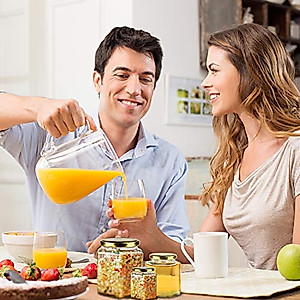 Encheng 10 oz Hexagon Jars,Clear Glass Jars With Lids(Golden),Mason Jars For Honey,Foods,Jams,Liquid,Herb Jars Spice Jars Canning Jars For Storage 20 Pack