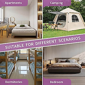 2" Twin Soft Mattress Topper - Removable Fitted Cover, Lavender Infusion Memory Foam Soft Mattress Topper, Ventilation Design, CertiPur Certified