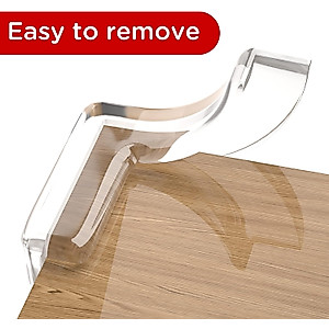 8 Pack Corner Guards Baby Proofing Furniture Corner & Edge Safety Bumpers Corner Covers Protectors Baby Proof Bumper & Cushion to Cover Sharp Furniture & Table Edges (L Shape)