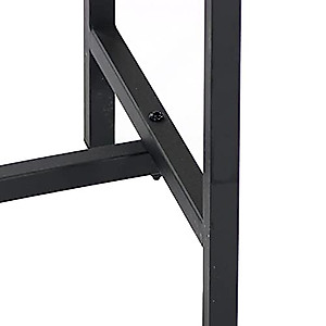 Sunnydaze Outdoor Curved Fire Pit Bench - Rustic Backyard Backless Powder-Coated Black Metal Mesh Garden, Patio, Porch and Deck Chair Seating - Set of 4