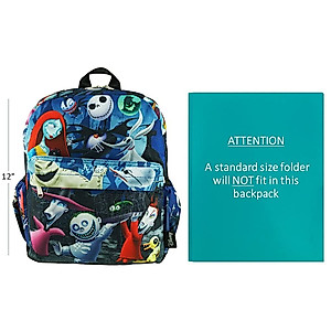 Nightmare Before Christmas Deluxe Oversize Print 12" Backpack - A20273