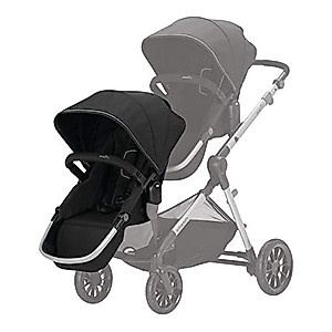 Evenflo Pivot Xpand Modular Stroller Second Seat, Compatible with Evenflo Pivot Xpand Modular Travel System and Modular Stroller, Holds Up to 55-lbs, Multiple Configurations, Stallion Black