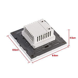 1Pcs Home Wall Led Dimmer Switch Dimmer Switch Merross Mounted Rotary Knob Lamp Brightness Controller Panel Dimmer Switch New