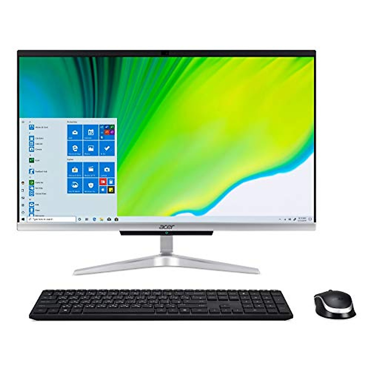 Acer Aspire C24-963-UR14 AIO Desktop, 23.8" Full HD Display, 10th Gen Intel Core i5-1035G1, 12GB DDR4, 512GB NVMe M.2 SSD, 802.11ac WiFi 5, Wireless Keyboard and Mouse, Windows 10 Home