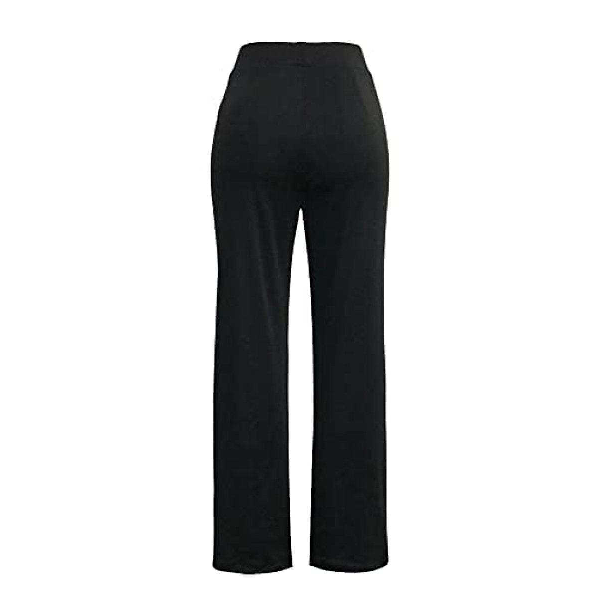 Lyaheima Women's Comfy Wide Leg Pants Long Business Stretchy Pants Flare Pants