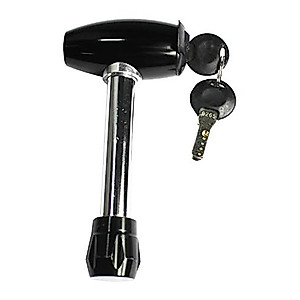 MaxxHaul 70367: 5/8" Forged Steel Rotating Hitch Lock with Anodized Aluminum Locking Head