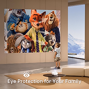 Mini Projector, ARTSEA Full HD 1080P 7000L Portable Projector for Outdoor Movie, LED Pico Video Projector for Home Theater, Phone Projector Compatible with HDMI, USB, TV Stick, Laptop, iOS and Android