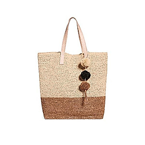 Mar Y Sol Women's Montauk Bag, Sand, Tan, One Size