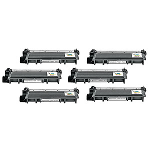 Toner Refill Store™ NEW Brother TN660 (TN630) 6 Pack High Yield Black Replacement Toner Cartridge compatible with the Brother DCP-L2520DW, DCP-L2540DW, HL-L2300D, HL-L2320D, HL-L2340DW, HL-L2360DW, HL-L2380DW, MFC-L2700DW, MDC-L2720DW, MFC-L2740DW printer