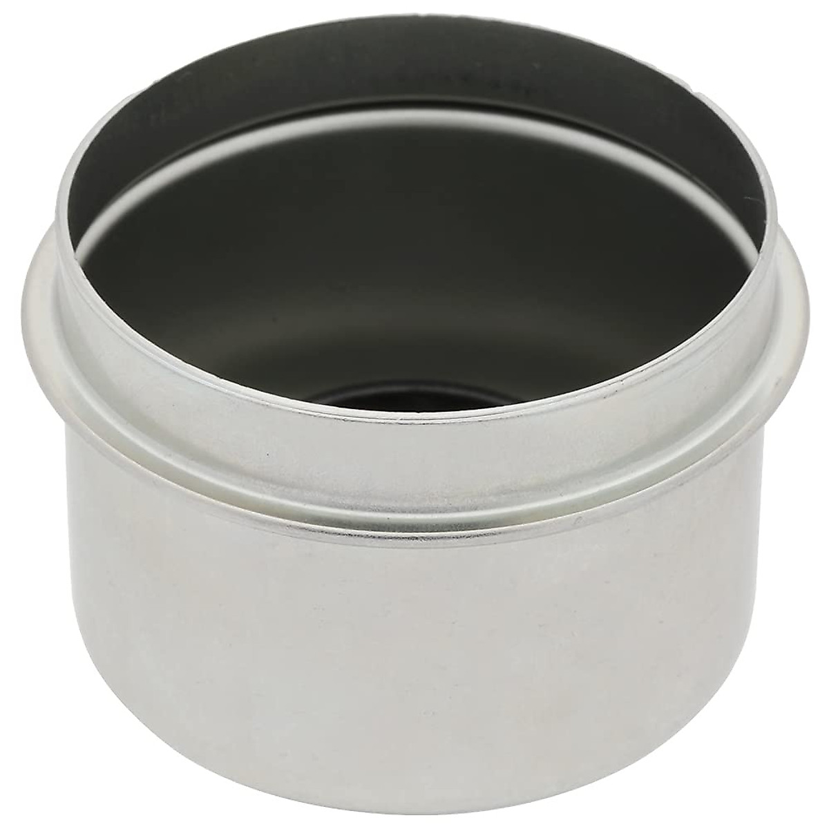 Dust Cap 2" for Trailer Axle Wheel Hub and Bearing Hub with Rubber Plug, Replacement for Boat Trailer, 3500 Lbs Capacity - 2 Pack